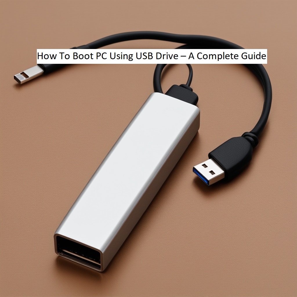 How To Boot PC Using USB Drive – A Complete Guide - PCZIPPO