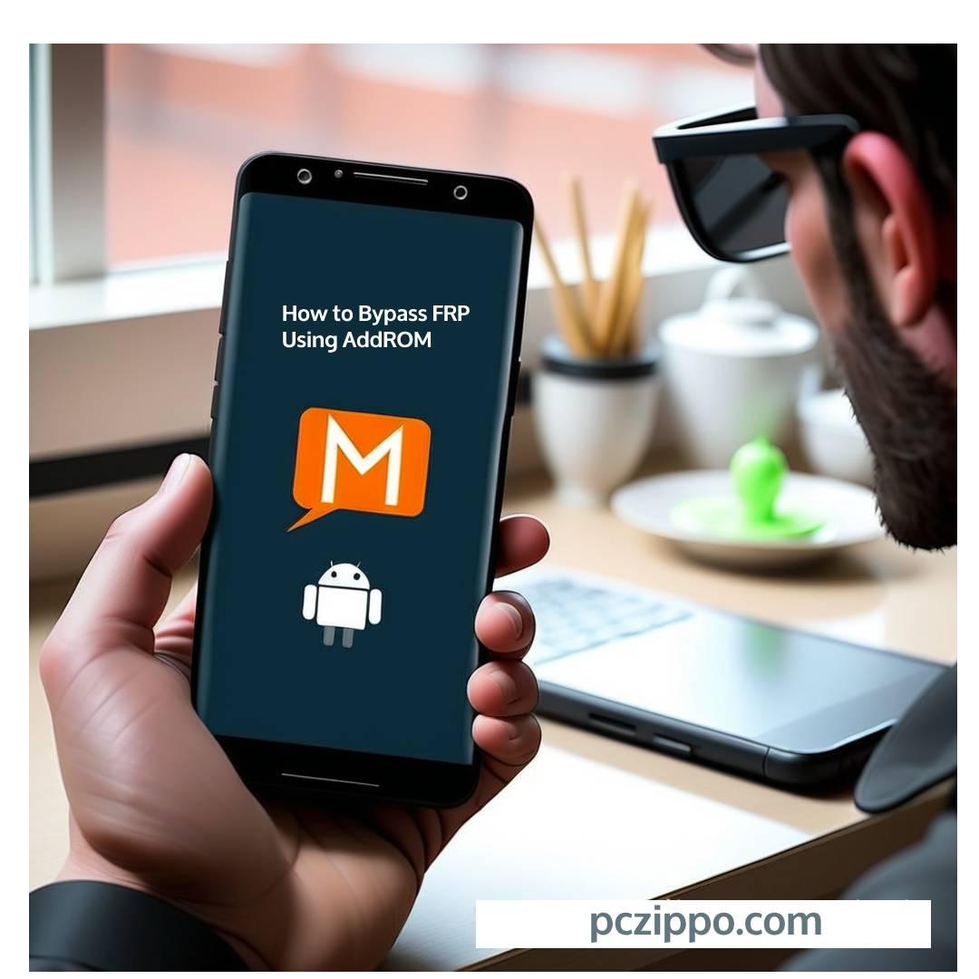 How to use AddROM to bypass the FRP lock - PC Zippo