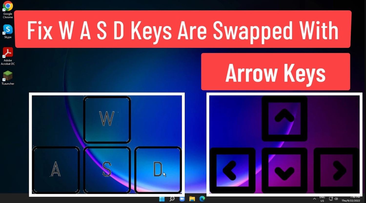 How To Fix Swapped WASD & Arrow Keys - Step by Step Guide!